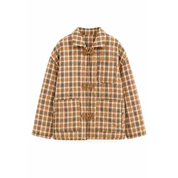 Carmen Says Plaid Quilted Jacket