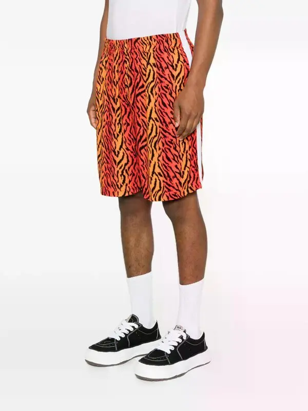 BLUE SKY INN Tiger Print Side Stripe Shorts