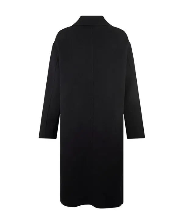 Max Mara Logo Detailed Belted Coat