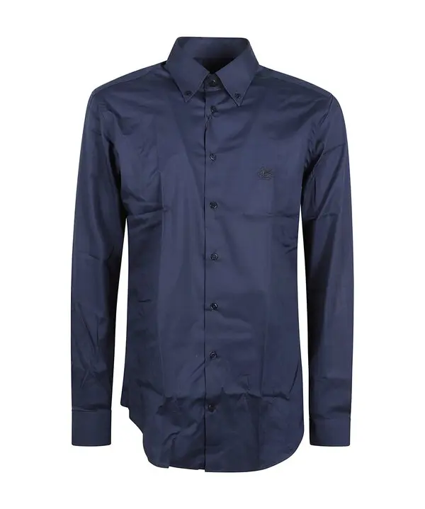 Etro Plain-coloured Button-down Shirt