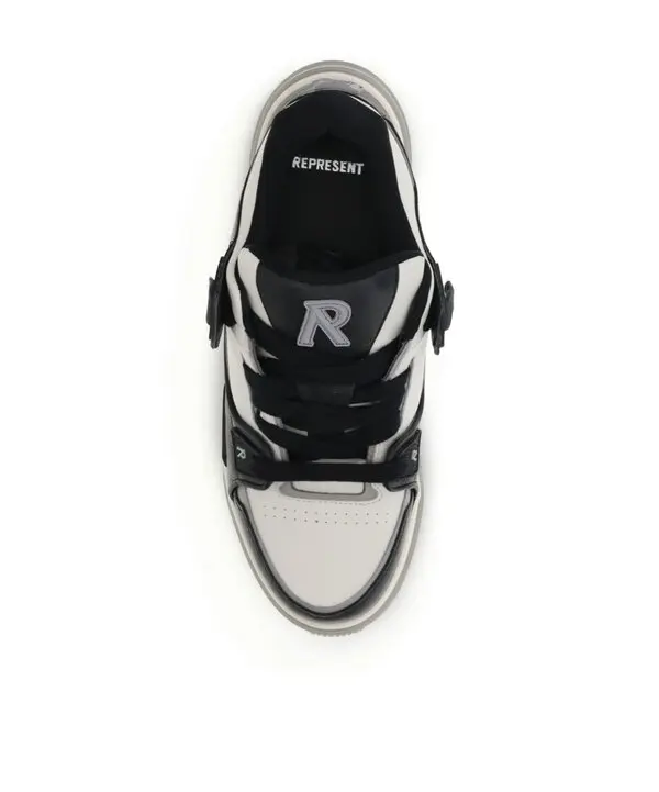 REPRESENT Studio Grained Leather Sneakers