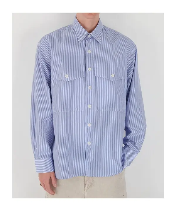 SUNFLOWER Note Striped Shirt