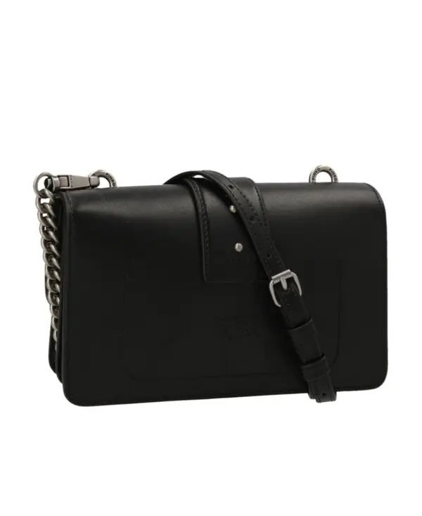 Pinko Love One Logo Plaque Mini Crossbody Bag