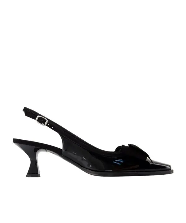 CAREL Marquise Bow Detailed Slingback Pumps