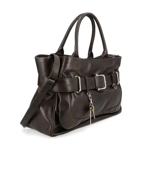 OSOI Brocle Buckle Charm Shoulder Bag