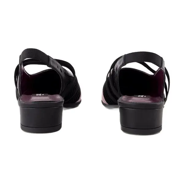 CAREL Slingback Mesh Block Heel Pumps