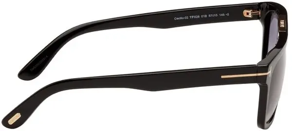 TOM FORD Logo Square Frame Sunglasses