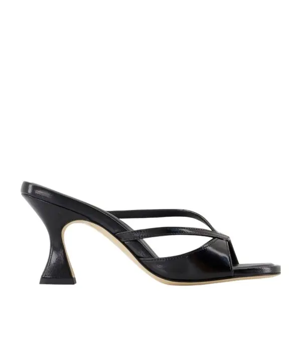 CAREL Sculpted-heel Cross-strap Sandals