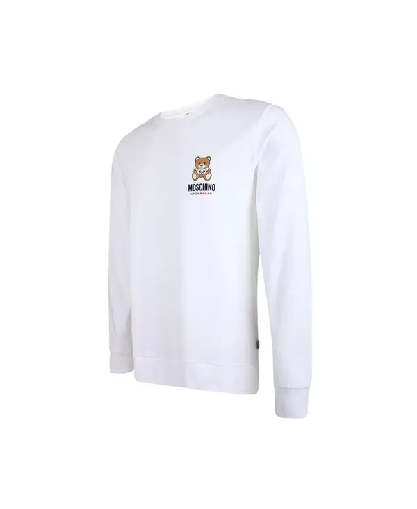 Moschino Teddy Bear Print Crewneck Sweater