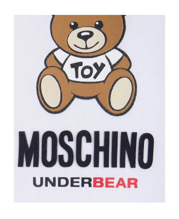 Moschino Teddy Bear Print Crewneck Sweater