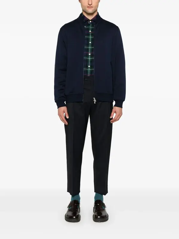 Brunello Cucinelli Zip-up Sweatshirt - Blue