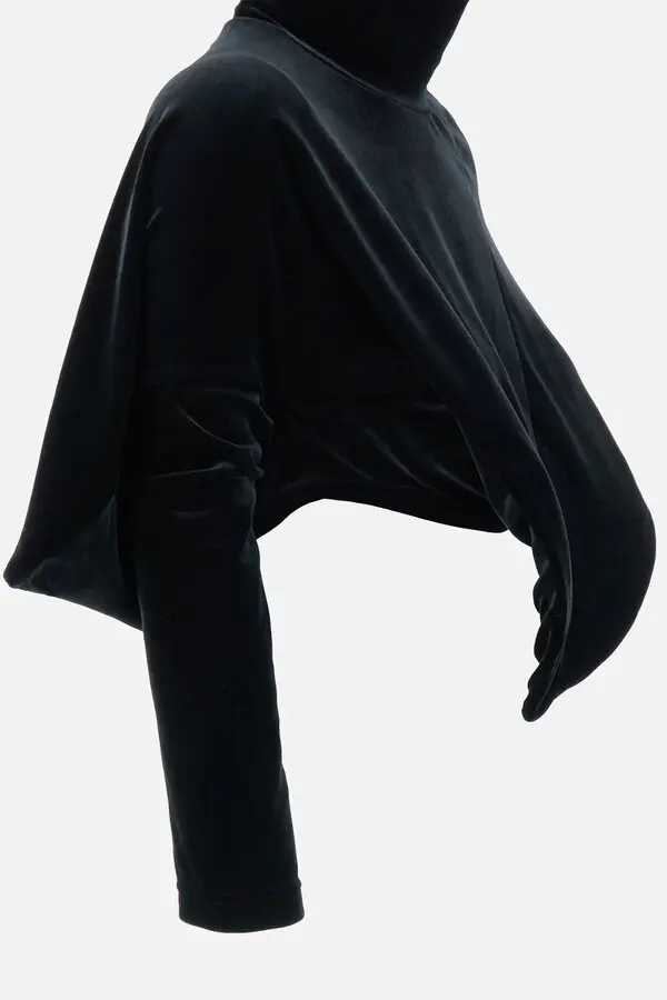 Junya Watanabe High-neck Asymmetrical Top