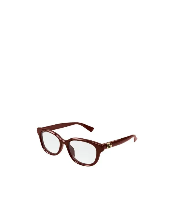Gucci Square Frame Eyeglasses - Red