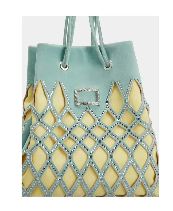 ROGER VIVIER Mini Viv' Pocket Queeny Bag - Gray