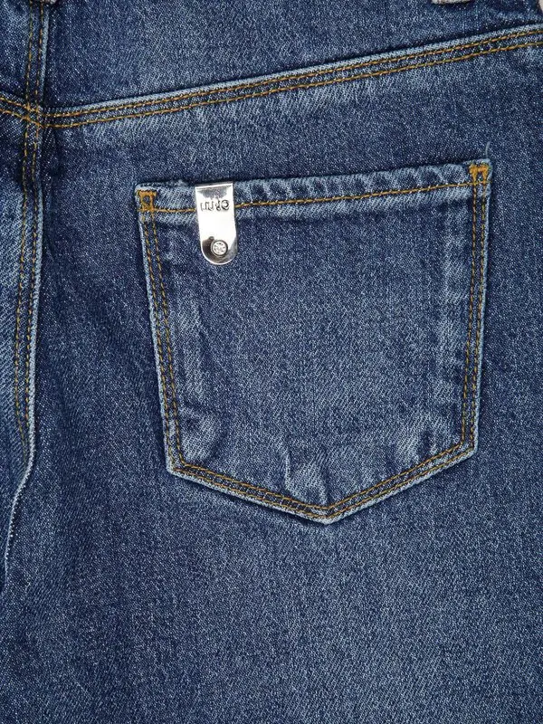Liu Jo Whiskering Effect Jeans - Blue