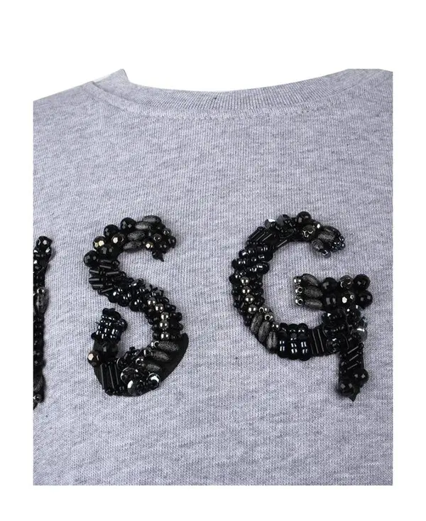 MSGM Embellished Logo Sweatshirt