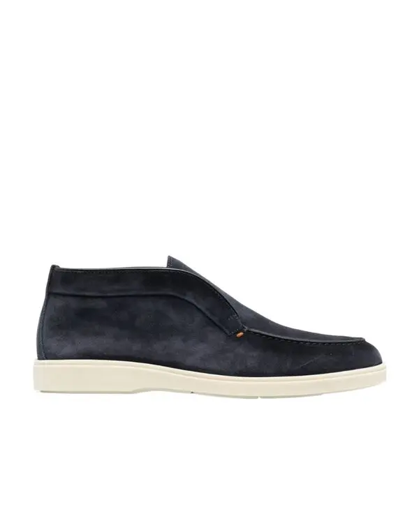Santoni Desert Round-toe Slip-on Boots
