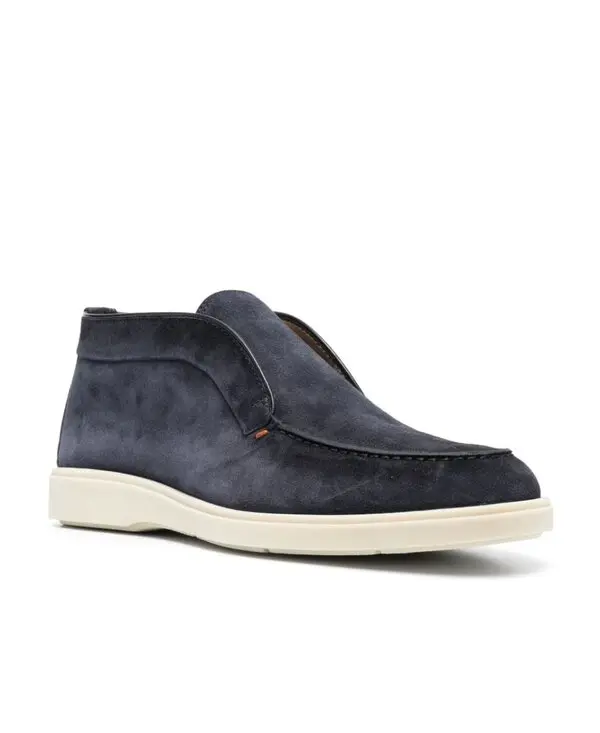 Santoni Desert Round-toe Slip-on Boots