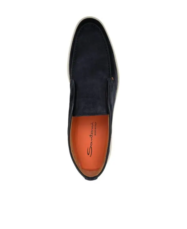 Santoni Desert Round-toe Slip-on Boots