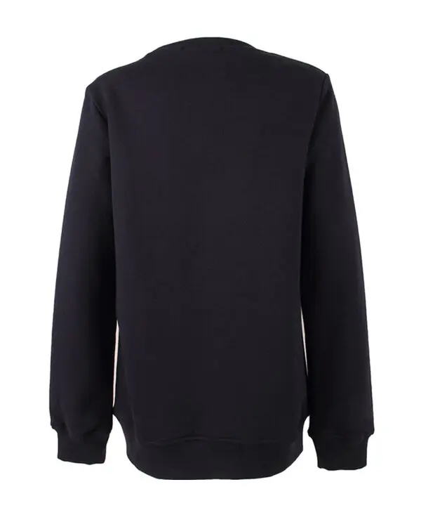 MSGM Embroidered Logo Round Neck Sweater