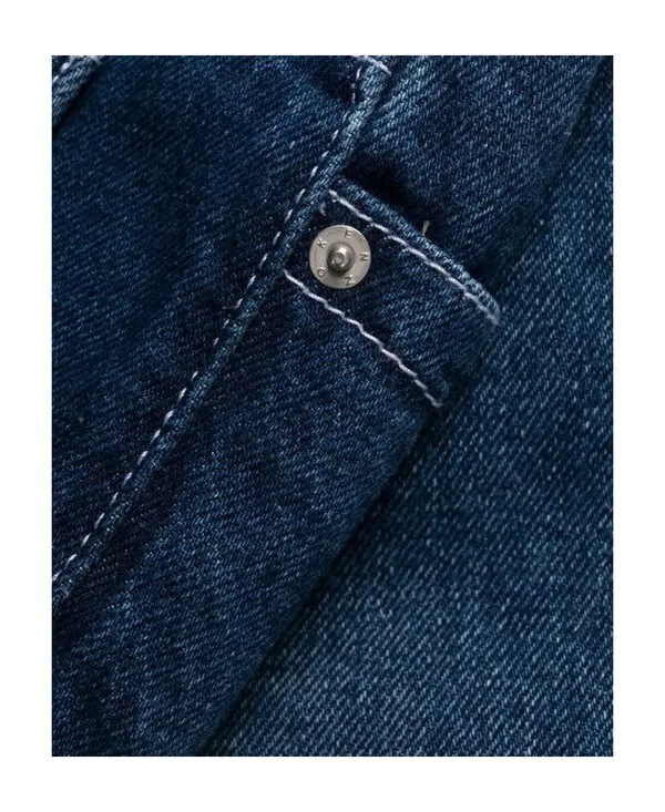 Kenzo Wide-leg Denim Shorts