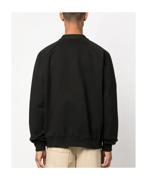 Kenzo Logo-embroidered V-neck Buttoned Jacket