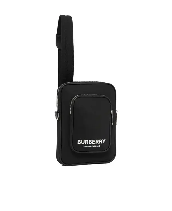 Burberry Kieran Logo Printed Shoulder Bag