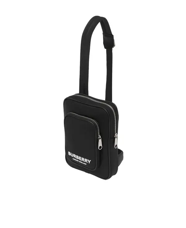 Burberry Kieran Logo Printed Shoulder Bag