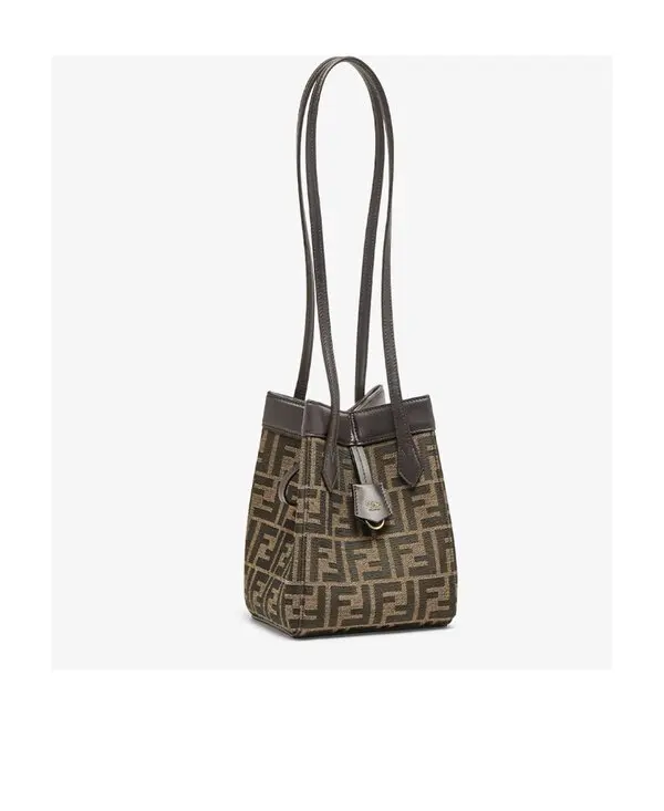 Fendi Origami Drawstring Mini Bucket Bag