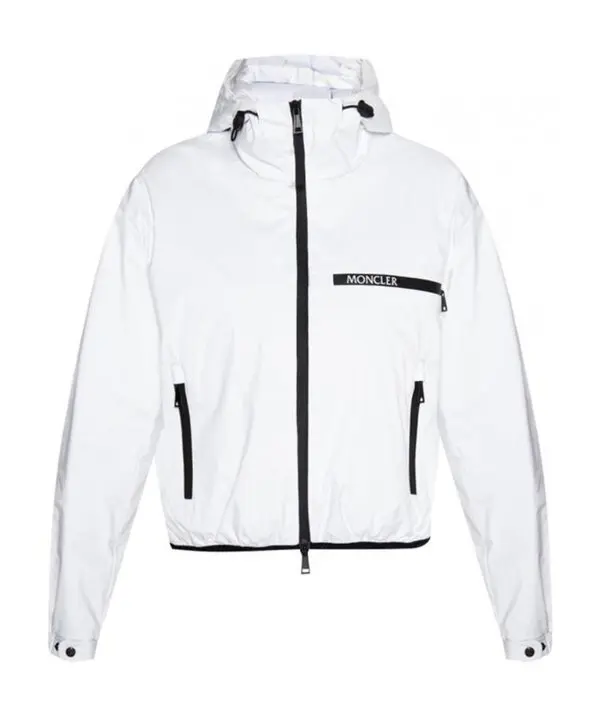 Moncler Adara Hooded Down Jacket - White
