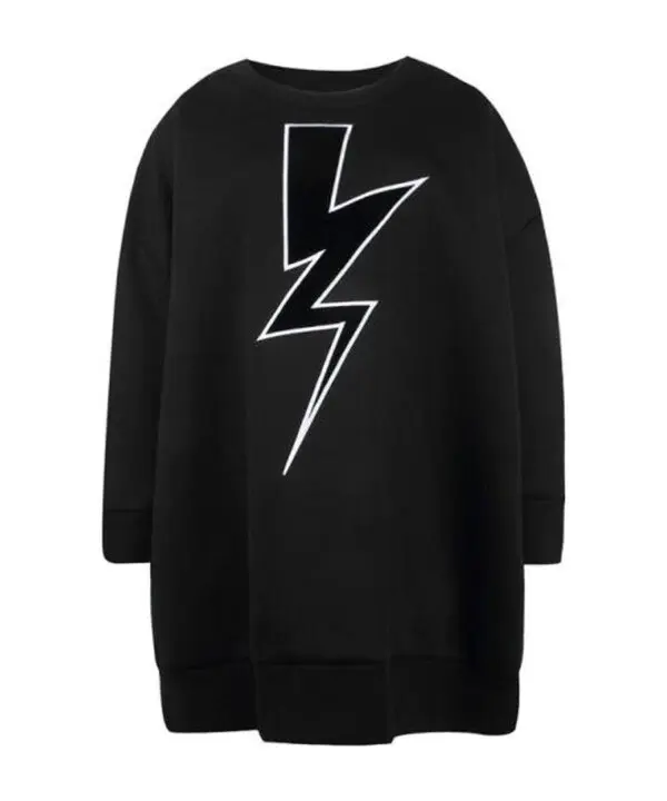Neil Barrett Lightning Print Sweatshirt