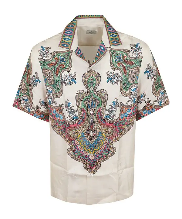 Etro Paisley Short-sleeve Shirt