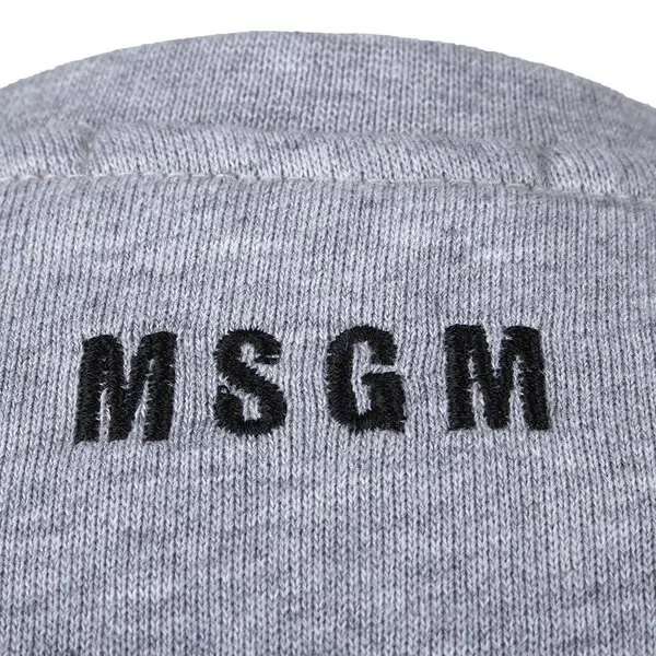 MSGM Round Neck Long Sleeve Sequin Embellished Sweater Dress