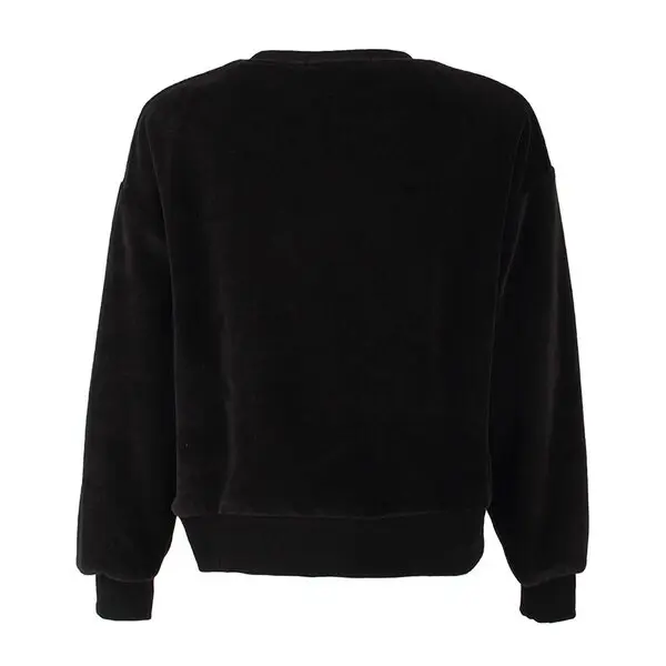 MSGM Logo Pullover With Ribbed Details - Black