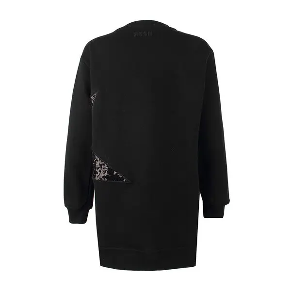 MSGM Long-sleeved Sequined Star Sweatshirt