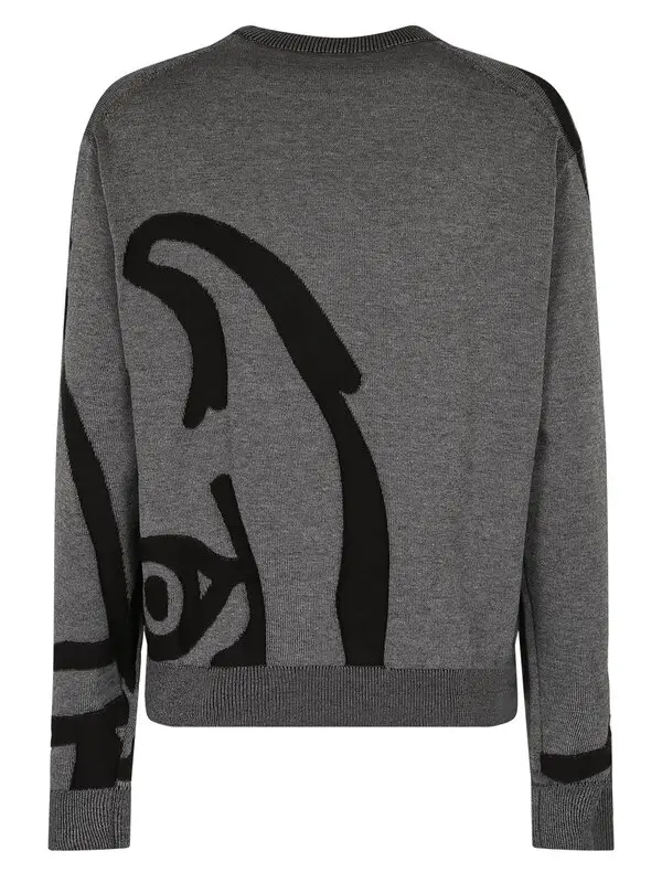 Kenzo Devoré-effect Cotton Jumper