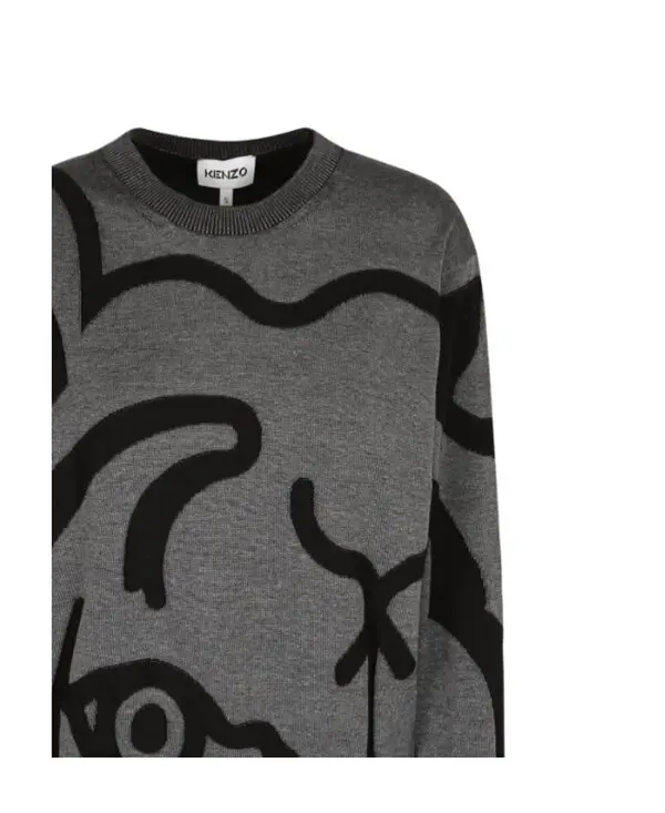 Kenzo Devoré-effect Cotton Jumper