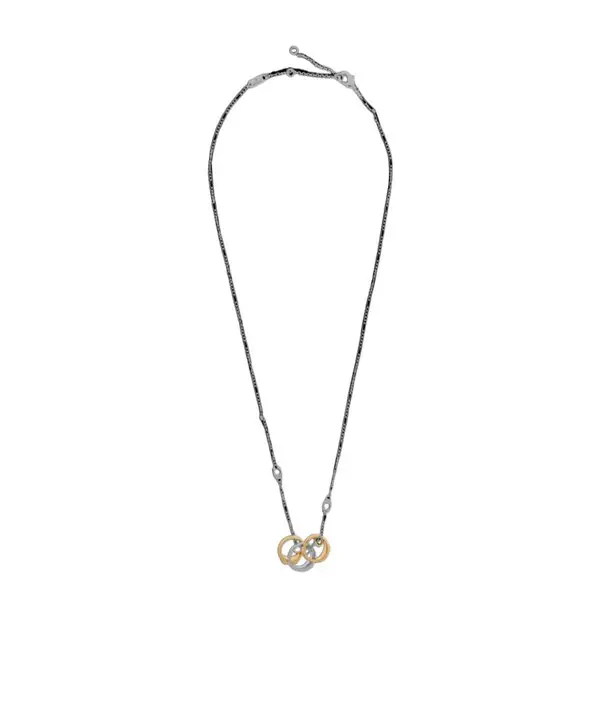 COACH Pendant Detailed Chain Necklace