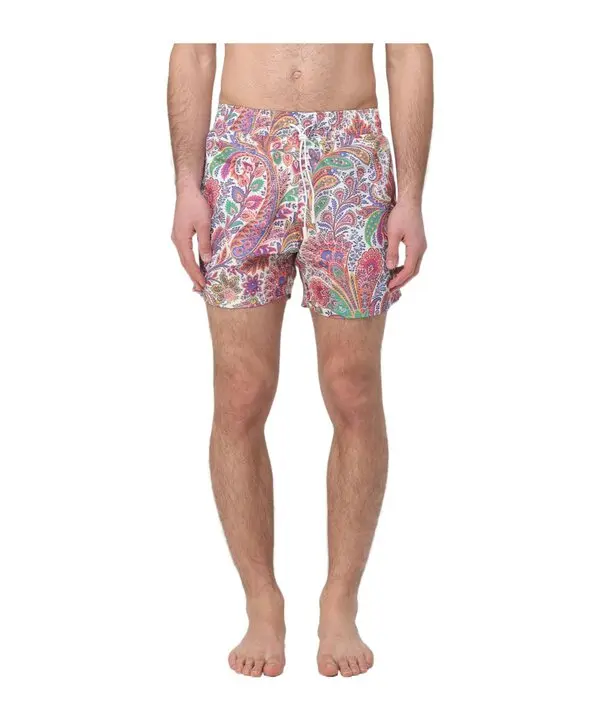 Etro Paisley Printed Swim Shorts