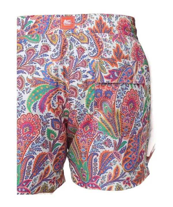 Etro Paisley Printed Swim Shorts