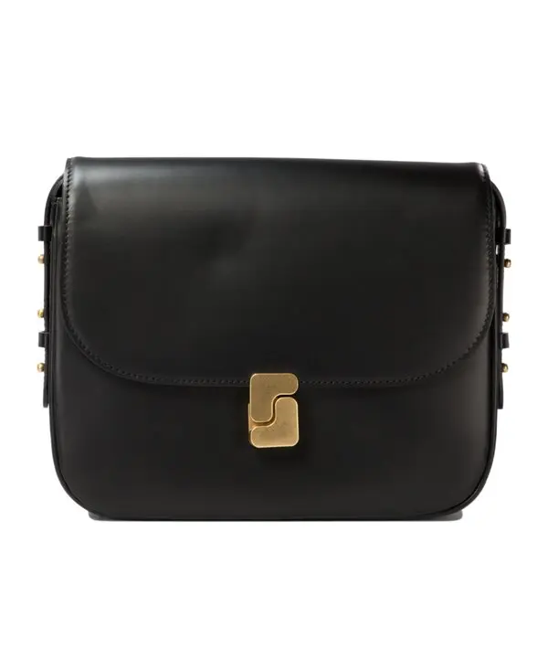 Soeur Structured Flap Crossbody Bag