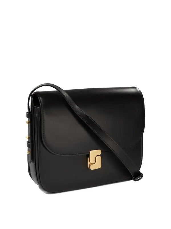 Soeur Structured Flap Crossbody Bag