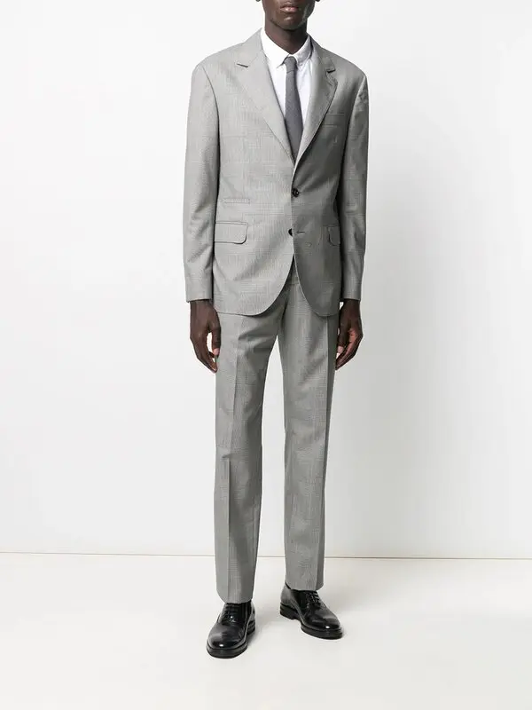 Brunello Cucinelli Check-print Virgin-wool Blazer