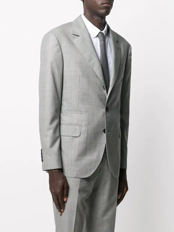 Brunello Cucinelli Check-print Virgin-wool Blazer