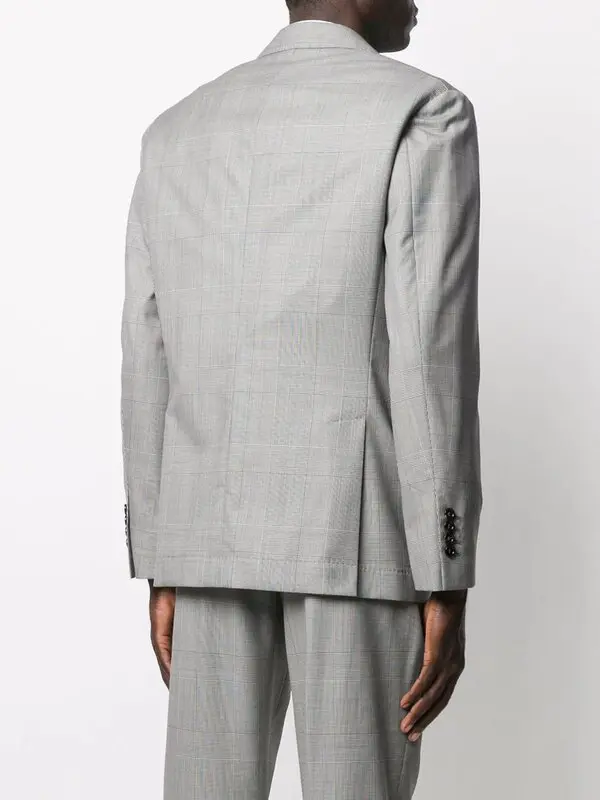 Brunello Cucinelli Check-print Virgin-wool Blazer
