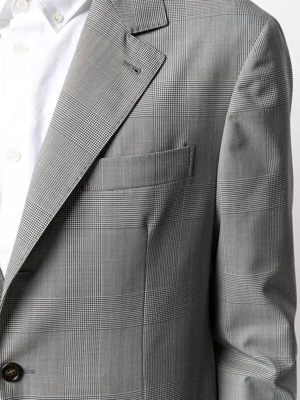 Brunello Cucinelli Check-print Virgin-wool Blazer