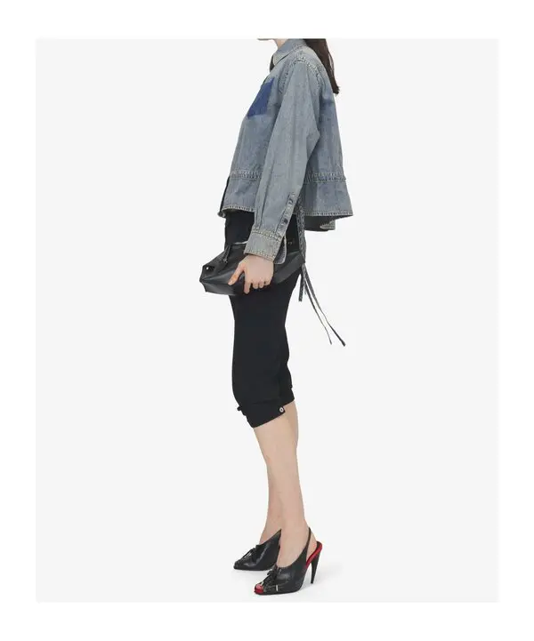 Alexander McQueen Logo-embroidered Denim Shirt Jacket