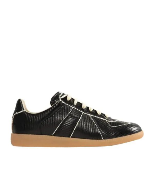 MAISON MARGIELA Replica Panelled Sneakers - Black