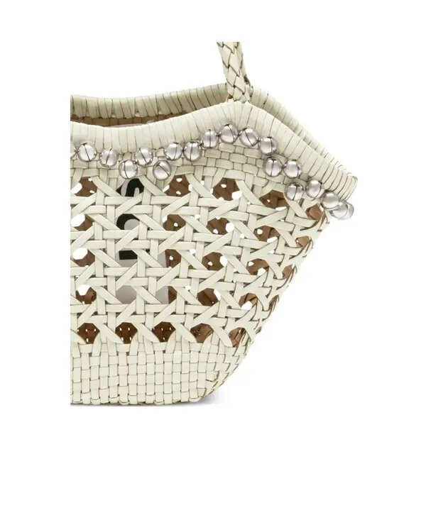 OSOI Beaded Woven Shoulder Bag