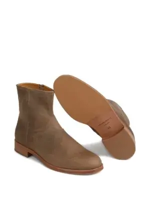 COMMON PROJECTS Waxed Suede Side-zip Boots